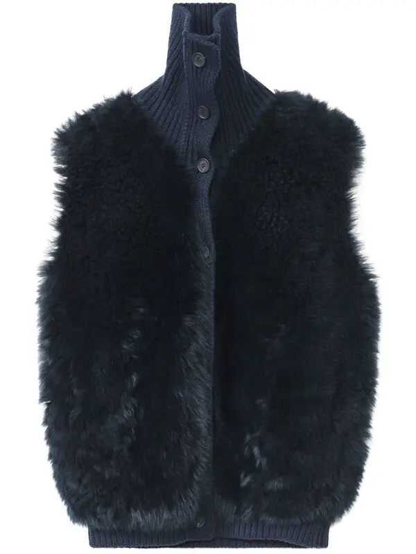Fabiana Filippi Shearling Panelled Vest