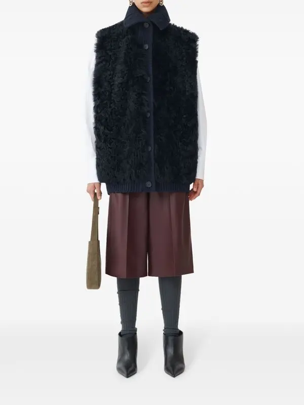 Fabiana Filippi Shearling Panelled Vest