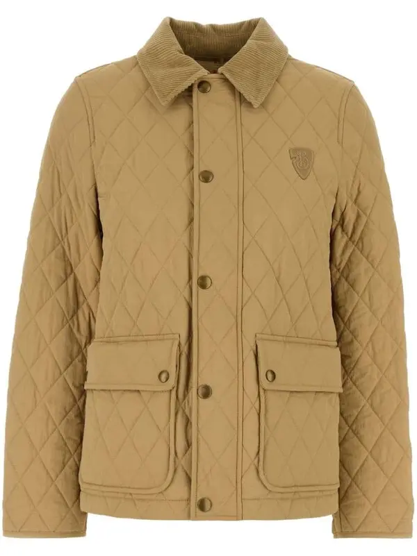 Burberry Quilted Puffer Jacket - Neutrals