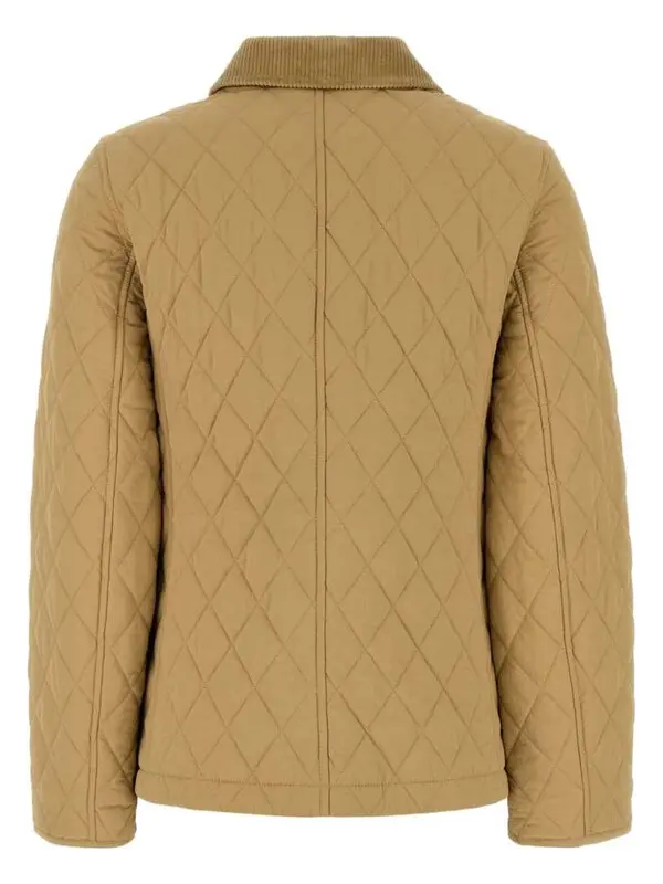 Burberry Quilted Puffer Jacket - Neutrals