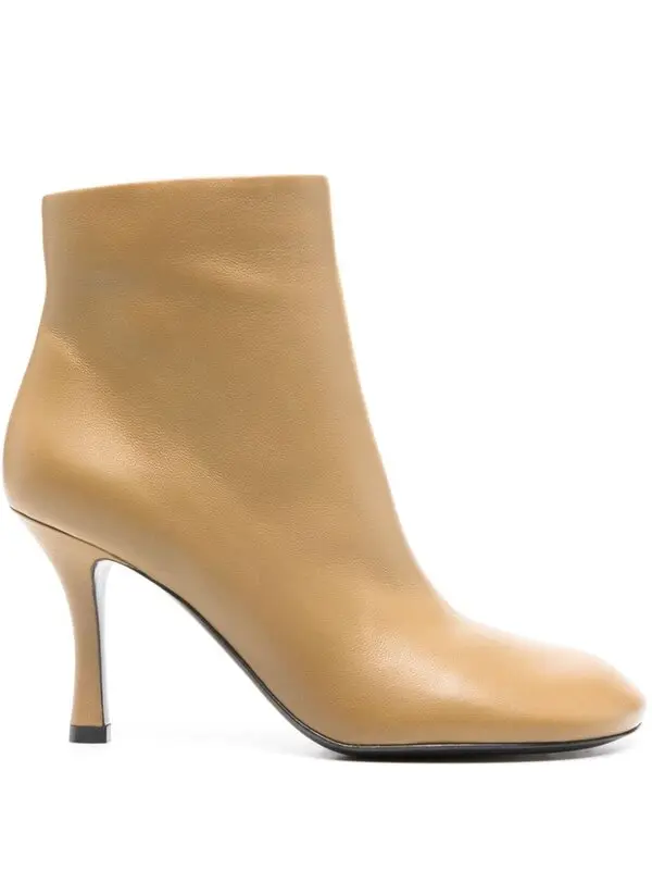 Burberry 85mm Leather Ankle Boots