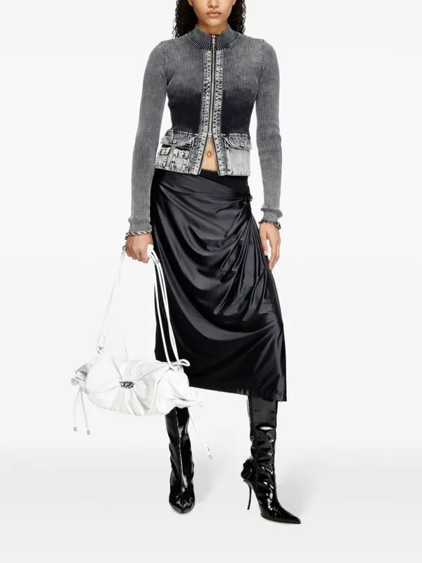DIESEL® O-silv Midi Skirt
