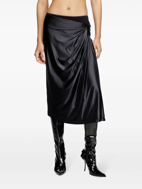 DIESEL® O-silv Midi Skirt