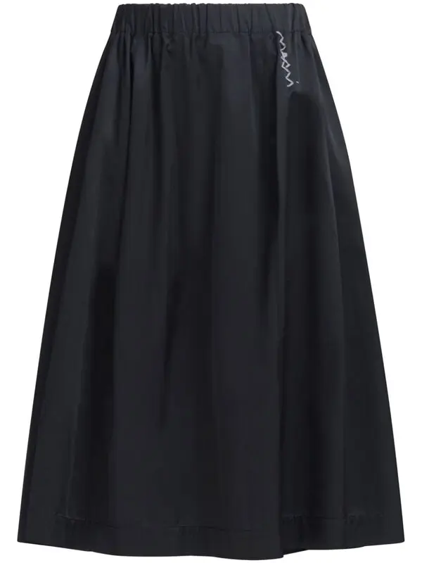 Marni Logo-embroidered Midi Skirt