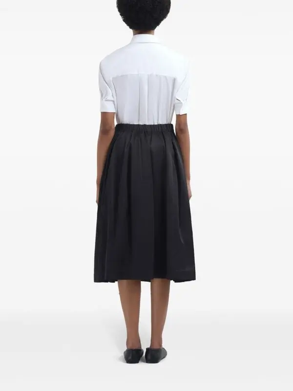 Marni Logo-embroidered Midi Skirt