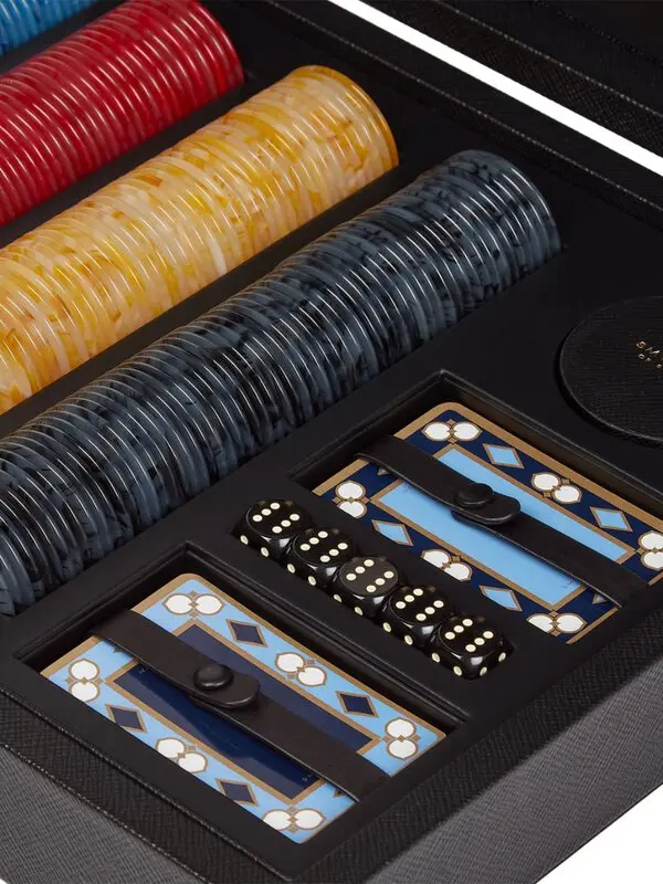 Smythson Panama Poker Set