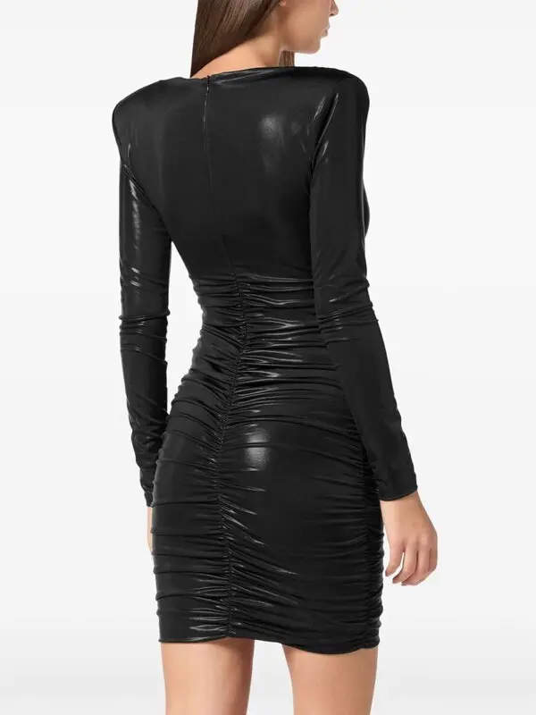 Philipp Plein Shiny Mini Dress