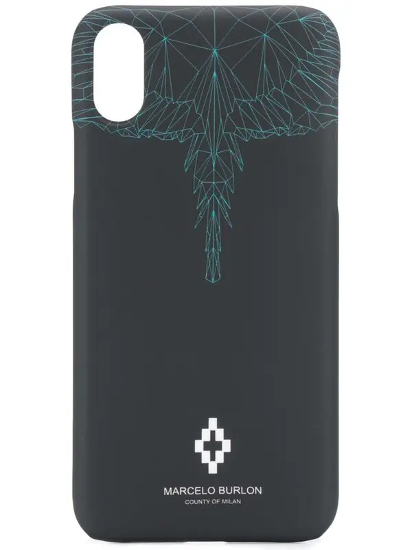 COUNTY OF MILAN Printed Iphone X Case - Black