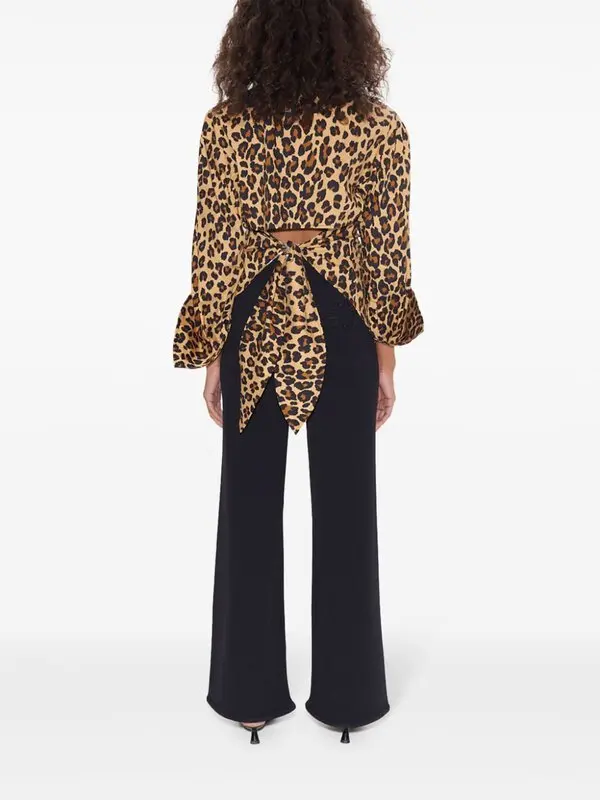 SIMONMILLER Cheetah Print Blouse