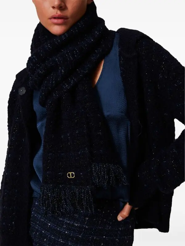 TWINSET Lurex-detail Scarf