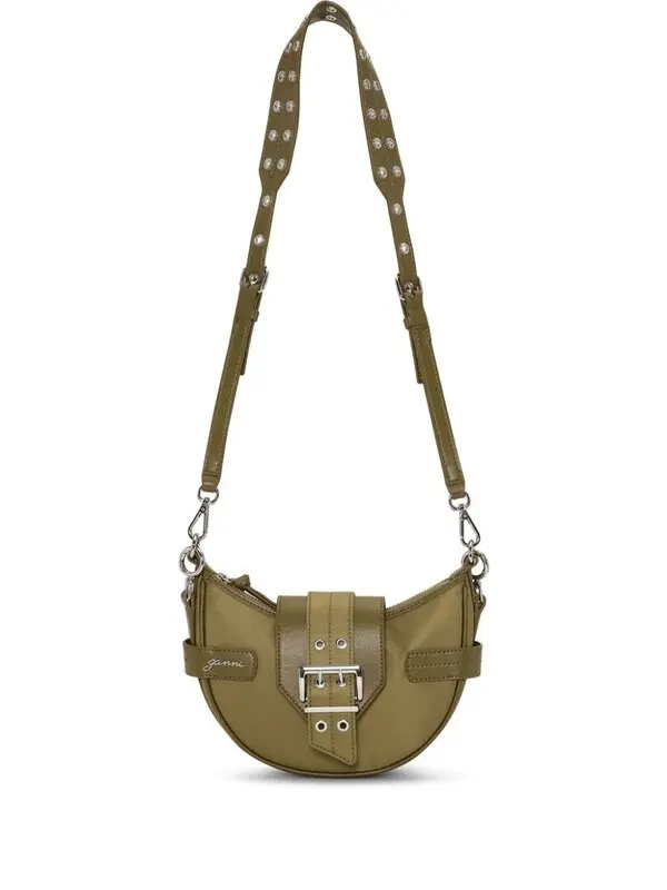 GANNI Small Bucky Crossbody Bag - Green