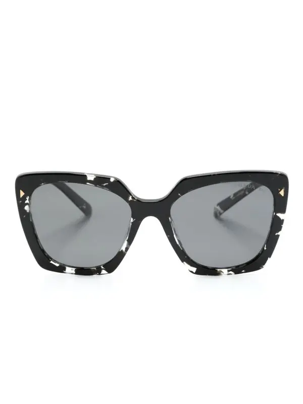 Prada Butterfly-frame Sunglasses - Black