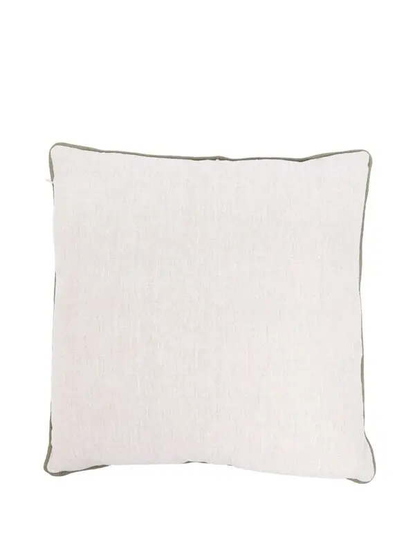 LES-OTTOMANS Garden-embroidered Cushion