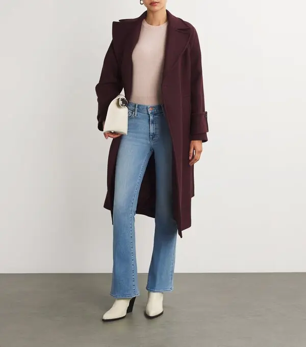MOTHER The Weekender Flared Jeans - Blue