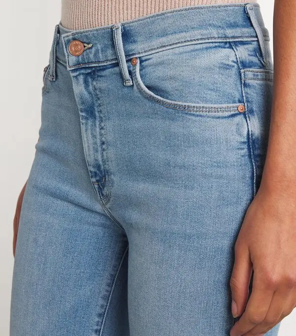 MOTHER The Weekender Flared Jeans - Blue