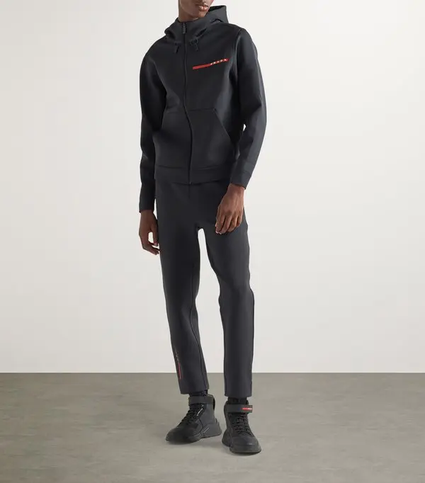 Prada Technical Fabric Sweatpants - Black