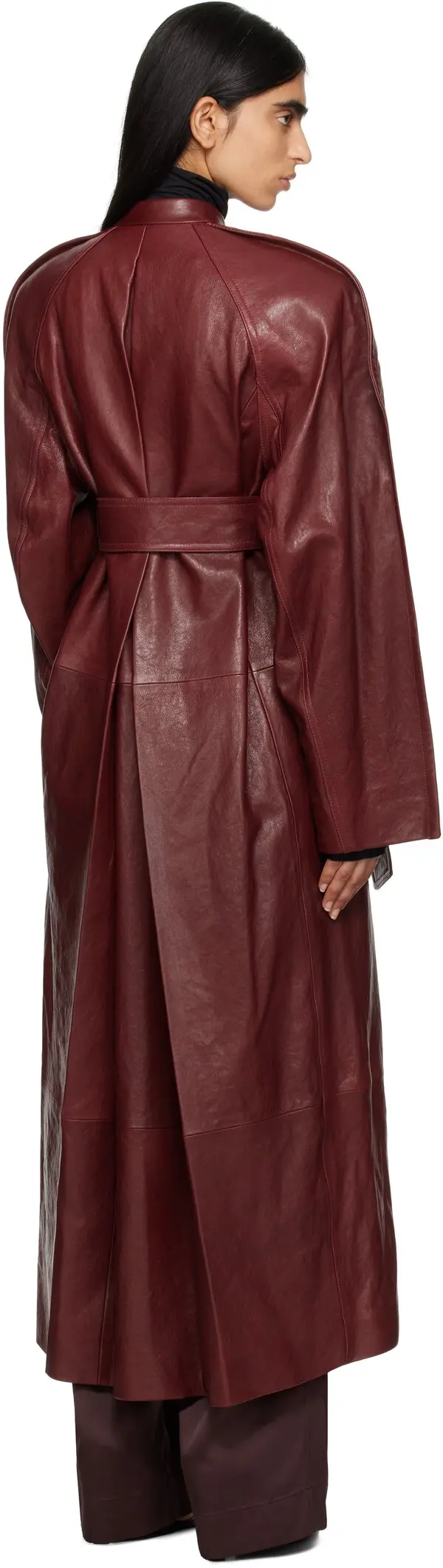 Khaite - KHAITE Rothen Leather Overcoat