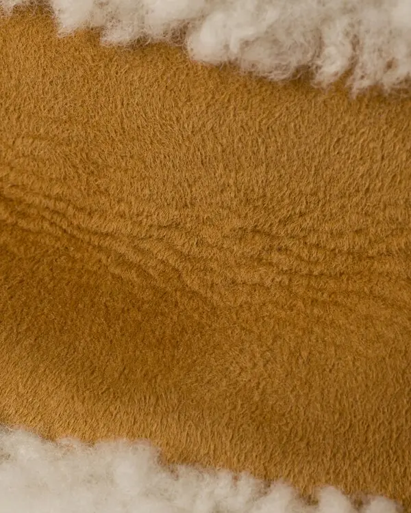 Prada Suede Shearling Bucket Hat - Neutral
