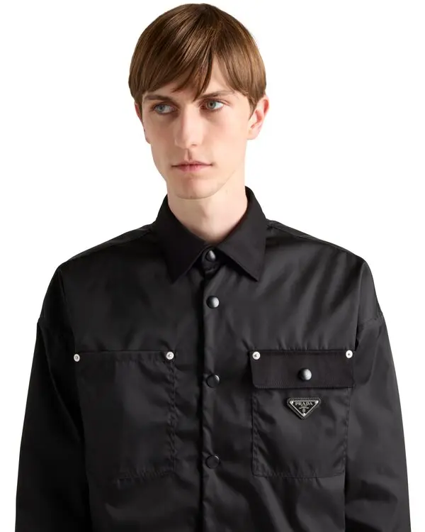 Prada Re-nylon Shirt - Black