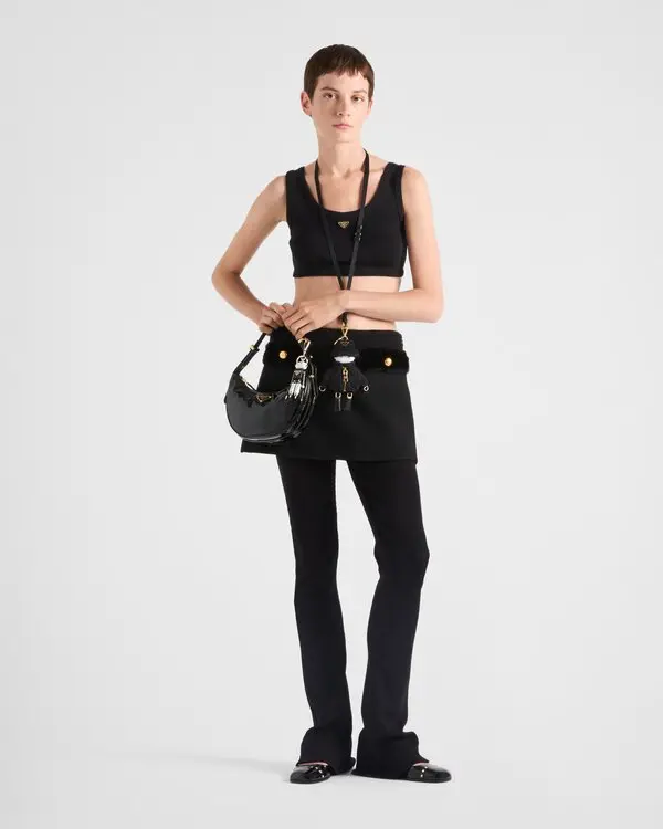 Prada Ribbed Jersey Tank Top