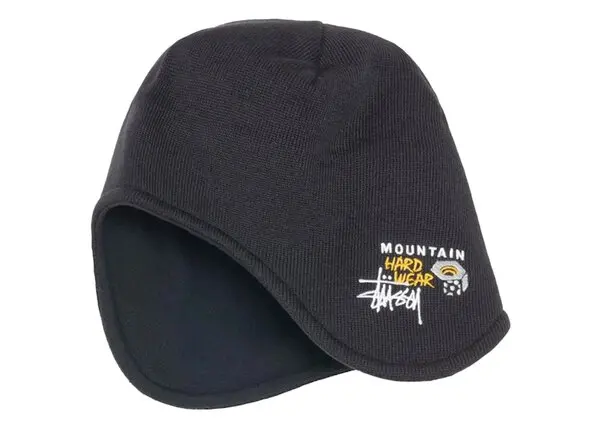 StÜssy X Mountain Hardwear Ear Flap Beanie - Black