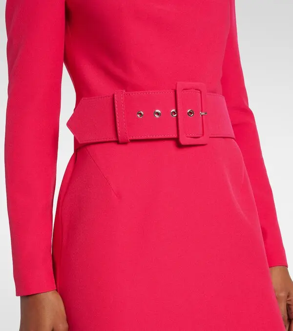 Safiyaa Belted Midi Dress