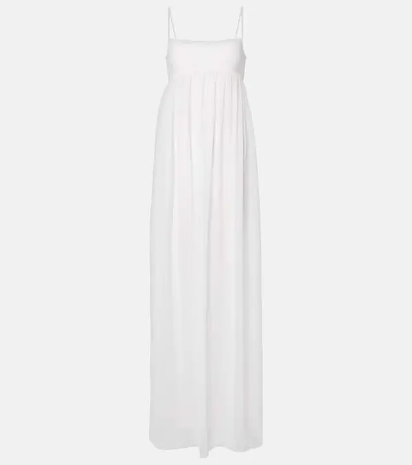Jacquemus Peplo Maxi Dress - White