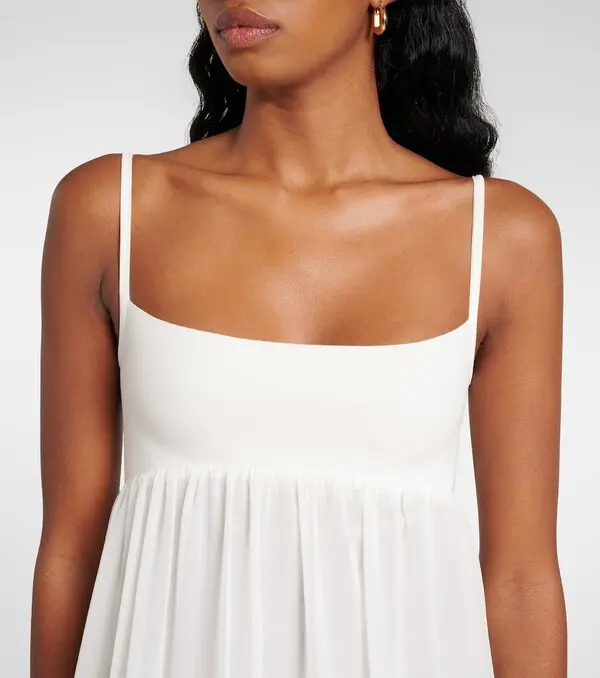 Jacquemus Peplum Maxi Dress - White