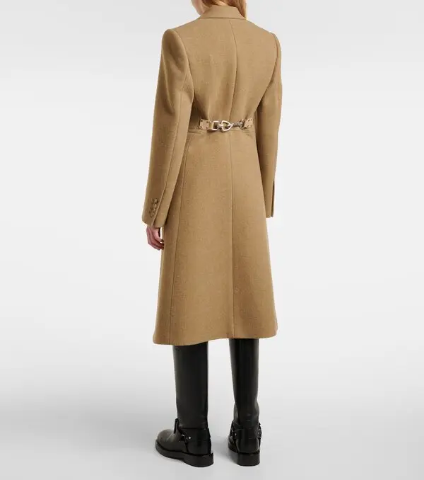 Burberry Single-breasted Wool Coat