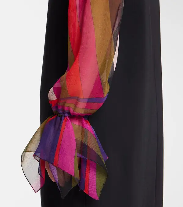 Emilio Pucci Iride Cady Minidress - Black