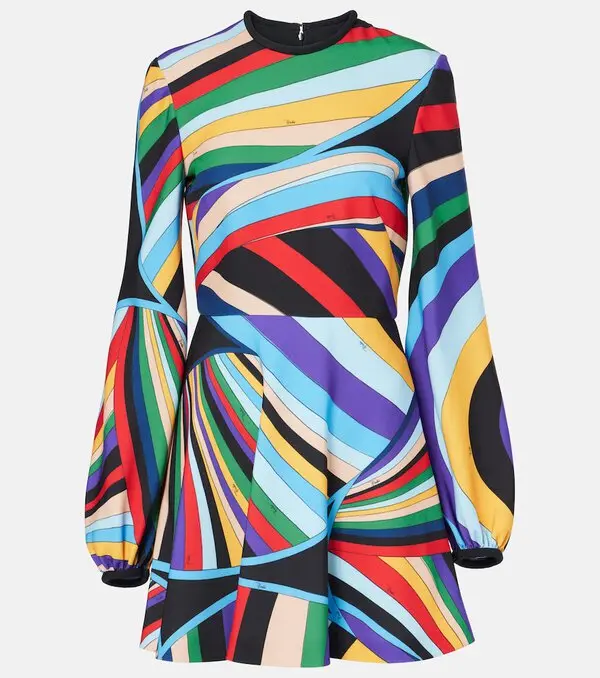Emilio Pucci Iride Cady Minidress - Multicoloured