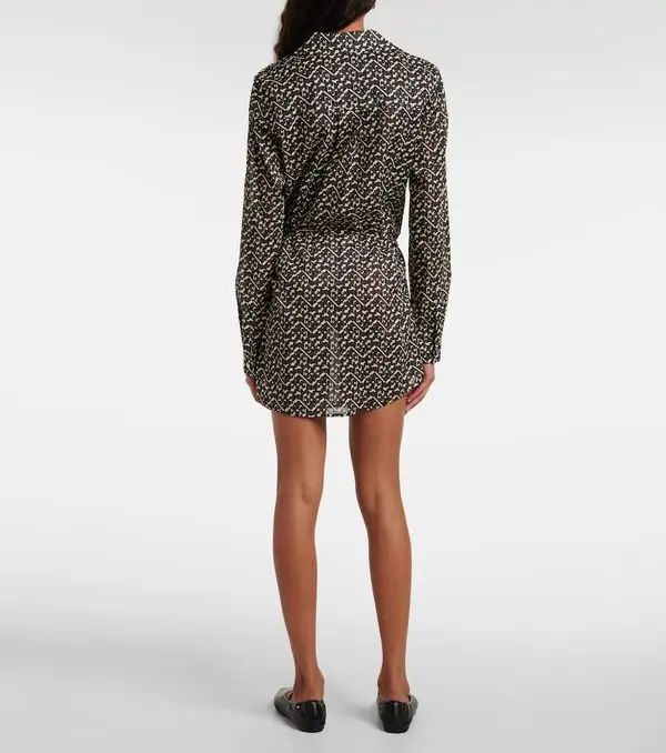 Tory Burch Printed Cotton Mini Dress