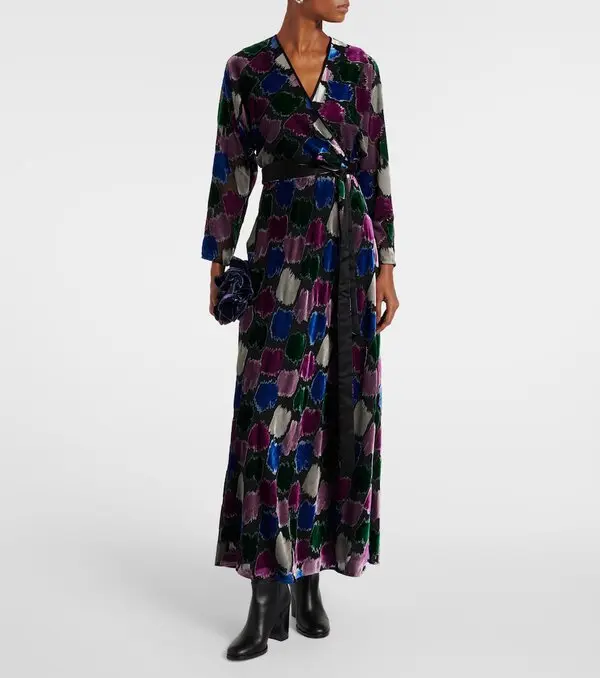 Diane Von Furstenberg Babette Printed Midi Dress - Multicoloured