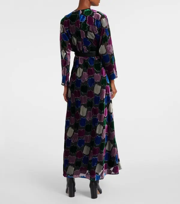 Diane Von Furstenberg Babette Printed Midi Dress - Multicoloured