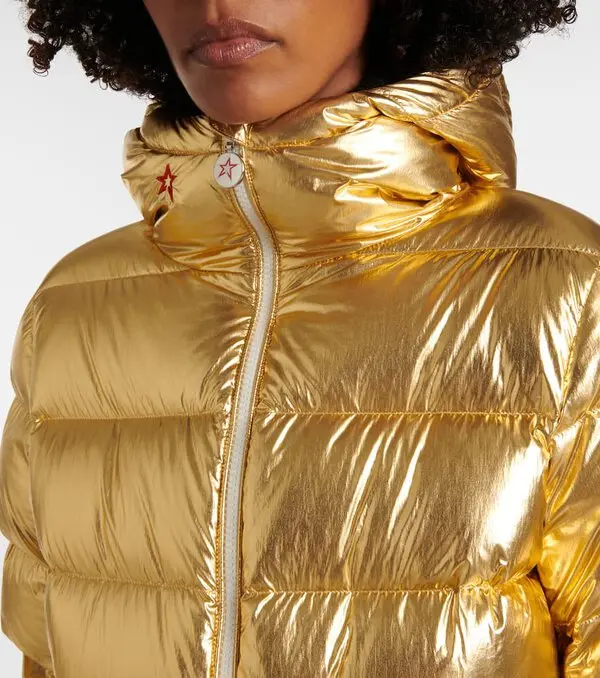 Perfect Moment Polar Flare Padded Ski Jacket - Gold