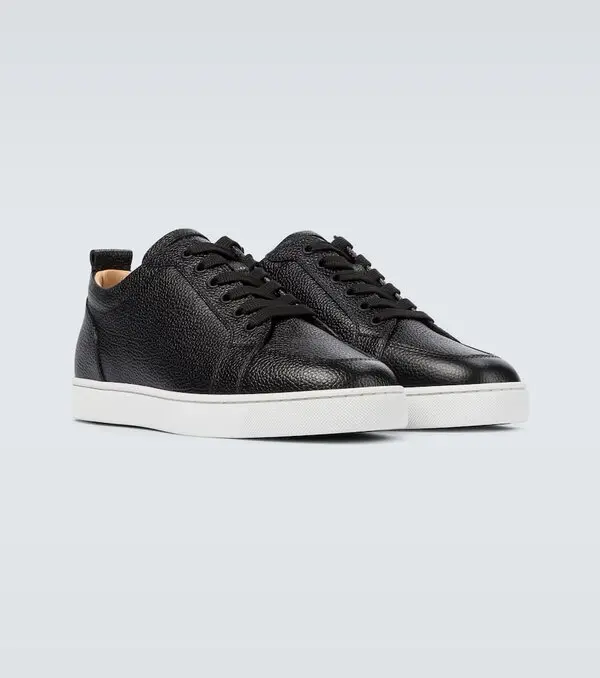 CHRISTIAN LOUBOUTIN Rantulow Leather Sneakers - Black