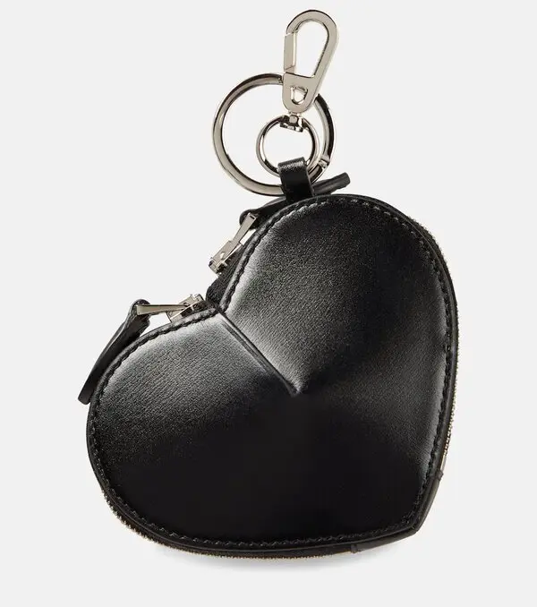 Alaïa Le Cour Mini Heart Coin Purse - Black