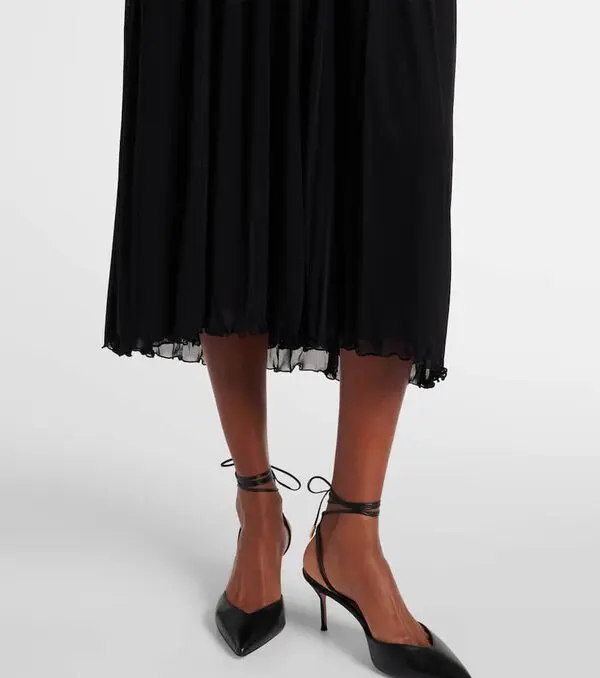 Diane Von Furstenberg Gaj Mesh Midi Dress
