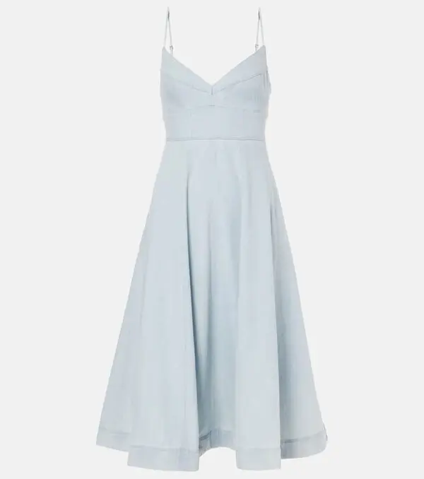 Zimmermann Acacia Denim Midi Dress