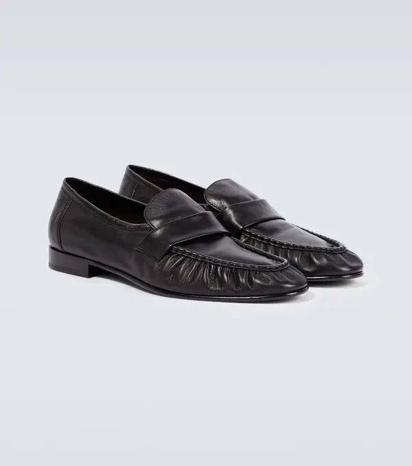 THE ROW Soft Leather Loafers