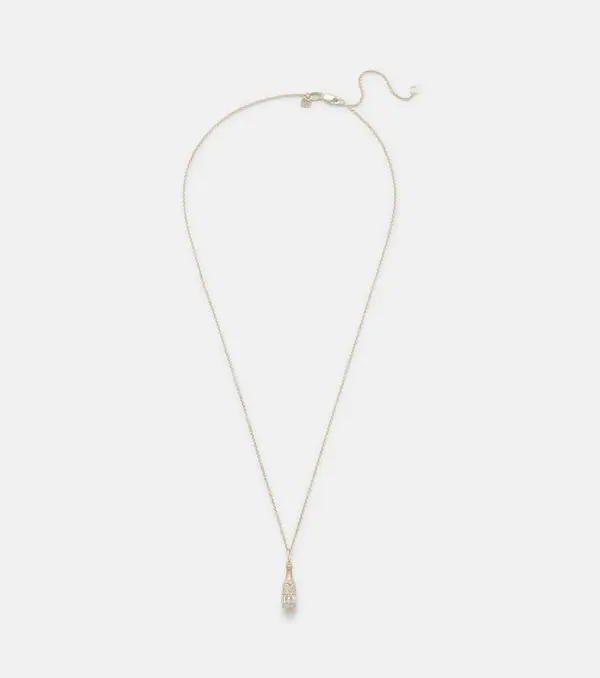SYDNEY EVAN Champagne Bottle Pendant Necklace - Gold