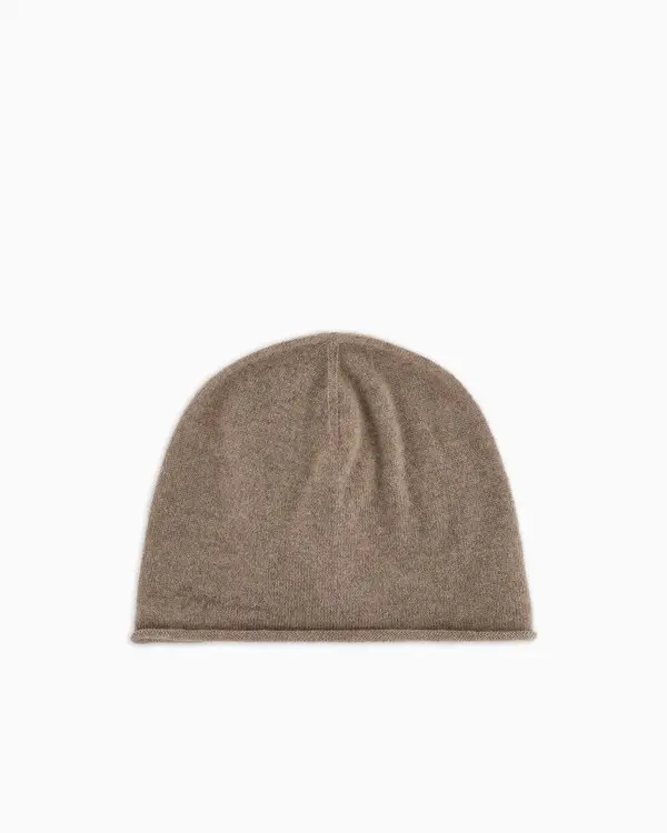 Giorgio Armani Cashmere Beanie - Beige