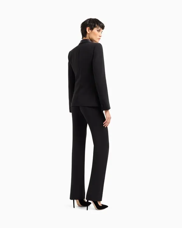 Giorgio Armani Pure Silk Crêpe Tuxedo - Black