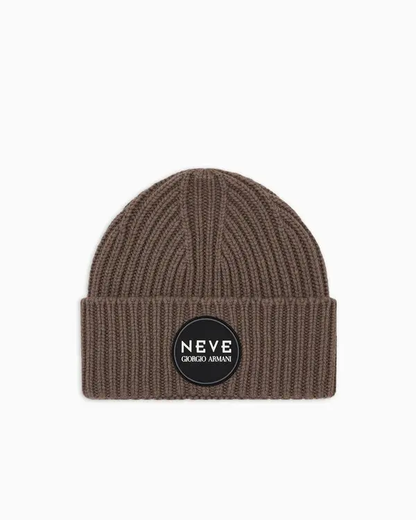 Giorgio Armani Neve Cashmere Beanie - Brown