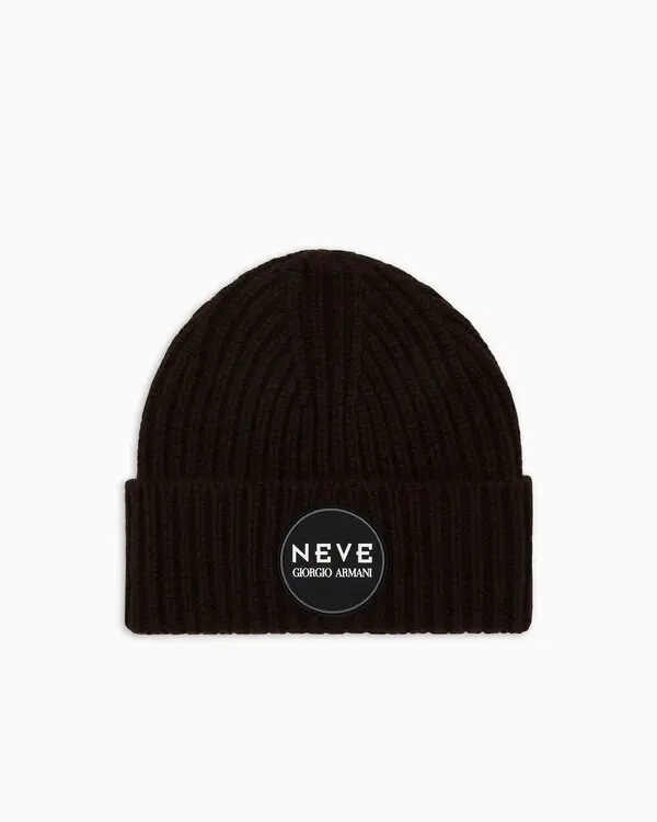 Giorgio Armani Neve Cashmere Beanie - Brown