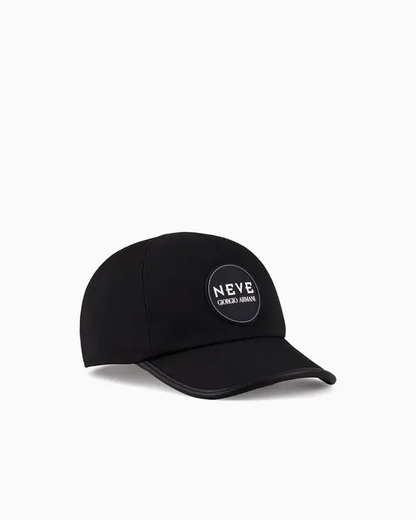 Giorgio Armani Neve Nylon Baseball Cap - Black