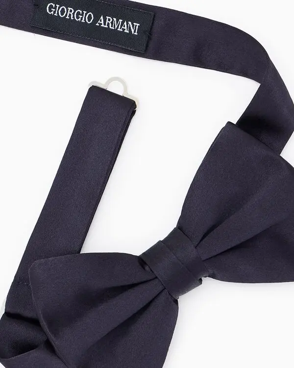 Giorgio Armani Pure Silk Knotted Bow Tie
