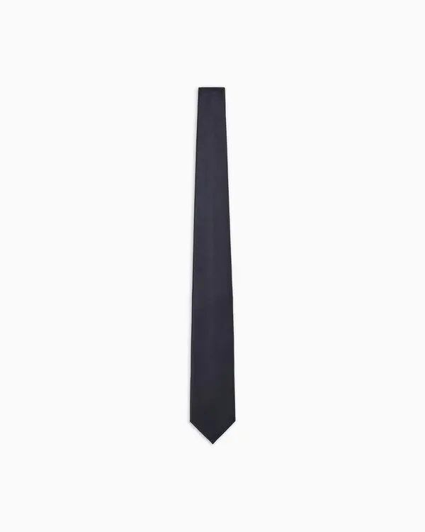 Giorgio Armani Pure Silk Neck Tie - Black