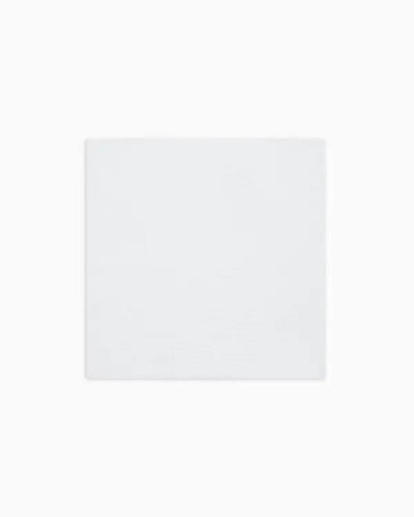 Giorgio Armani Silk Pocket Square - White