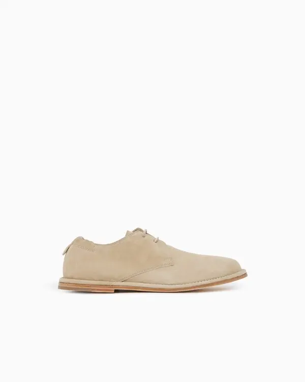 Giorgio Armani Suede Lace-ups - Beige